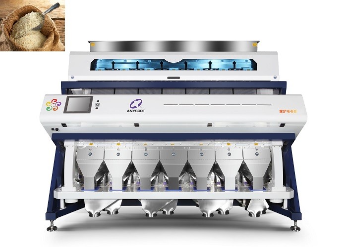 1930kg Rice Color Sorter Machine With Touch Screen Operation System
