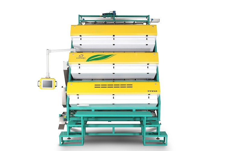 Anysort LED Optical Green Tea Sorting Machine , Tea Leaf Processing ...