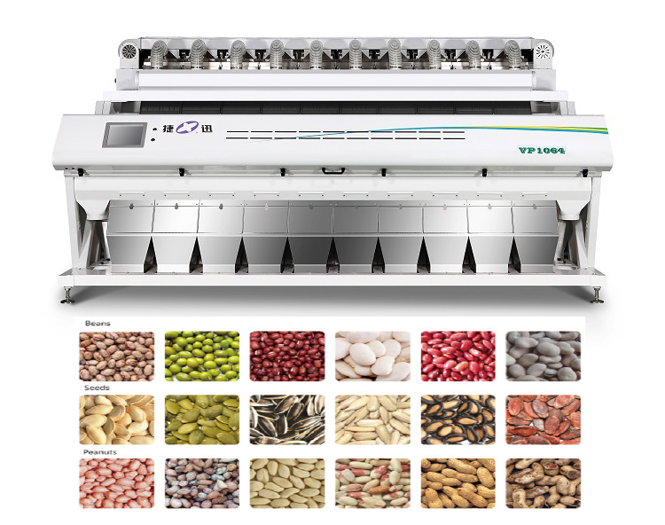 High Frequency Color Sorter Grain Cleaner , Raisin Sorting Machine