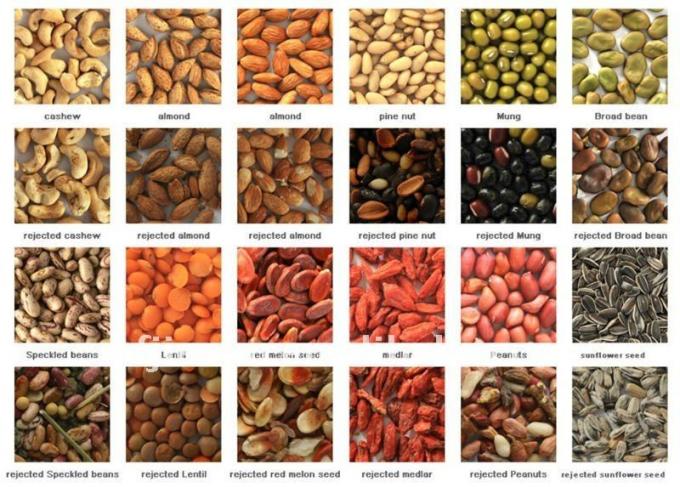 ISO9001 Visualization Screen Cashew Nuts Color Sorter Self Cleaning